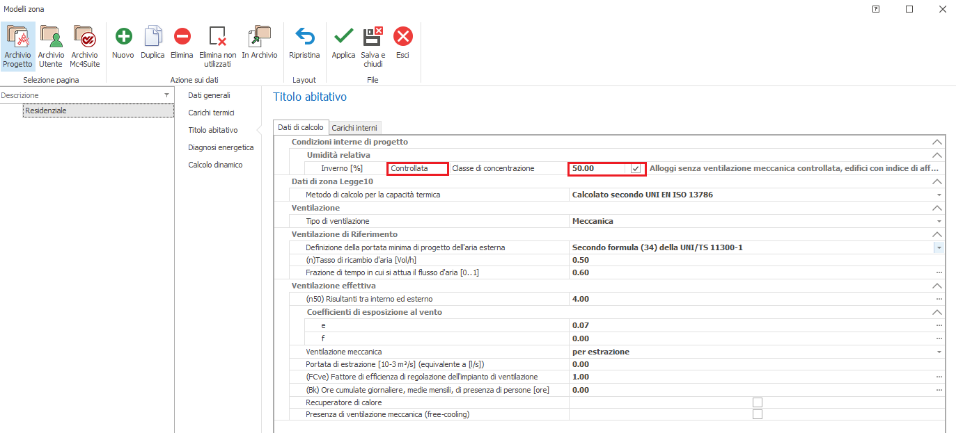 L10 IMPIANTI - Edificio - Definizione Impianto UTA - Riscaldamento